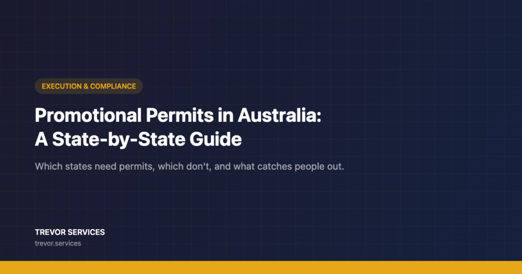 Promotional Permits in Australia: A State-by-State Guide - Trevor Services